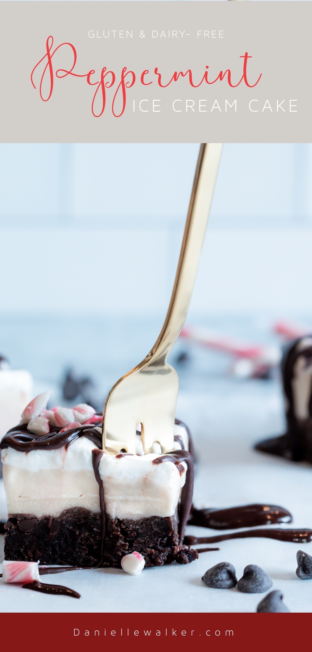 Peppermint Ice Cream Cake - Danielle Walker