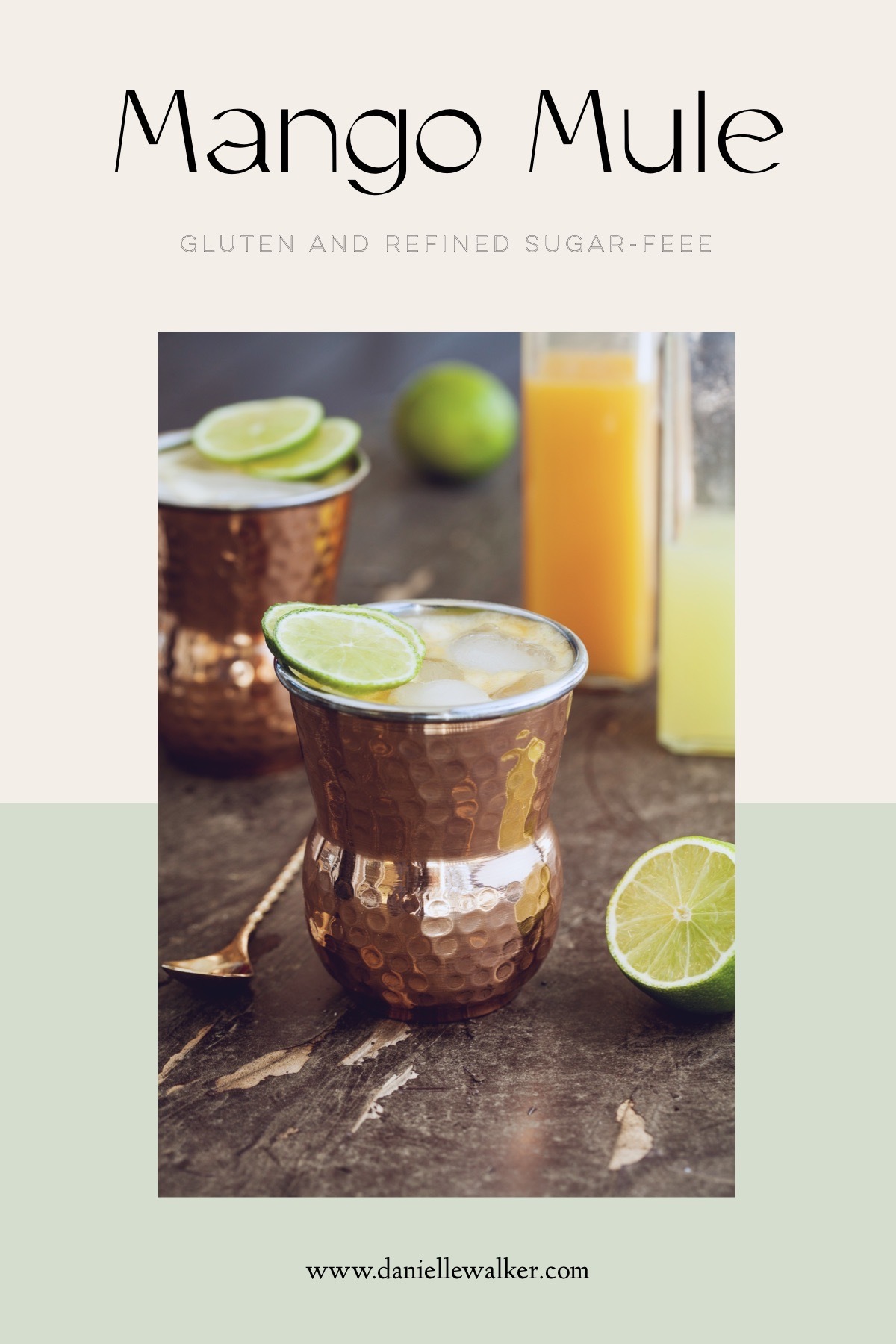 Paleo Mango Mule (Refined Sugar Free!)- Danielle Walker