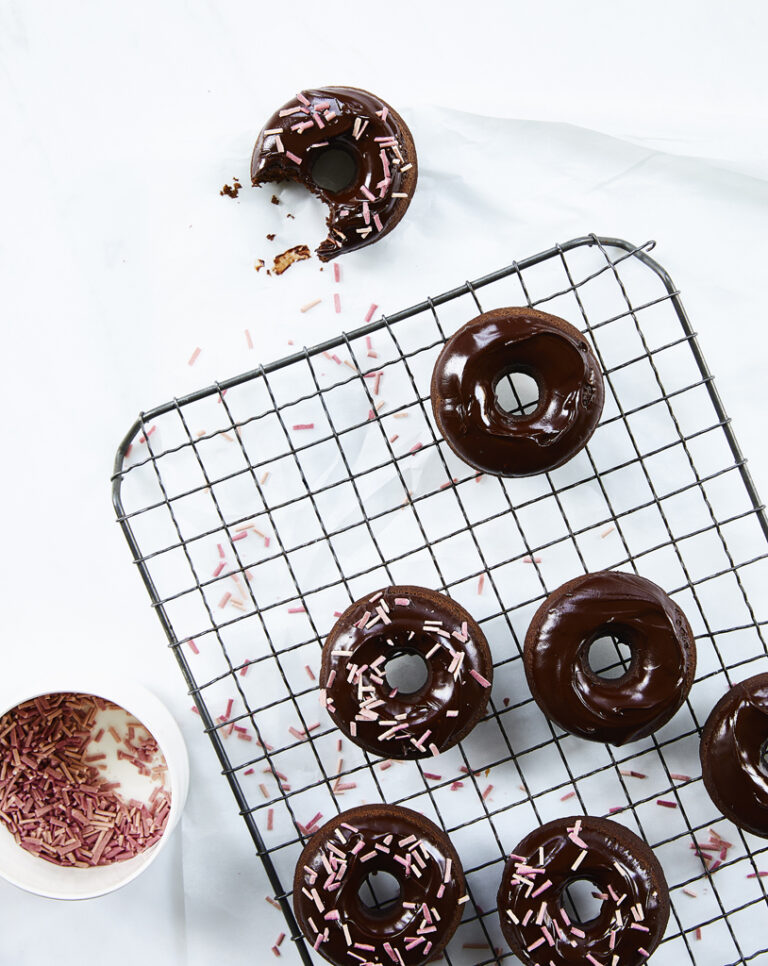 Paleo Chocolate Sprinkle Doughnuts - Danielle Walker