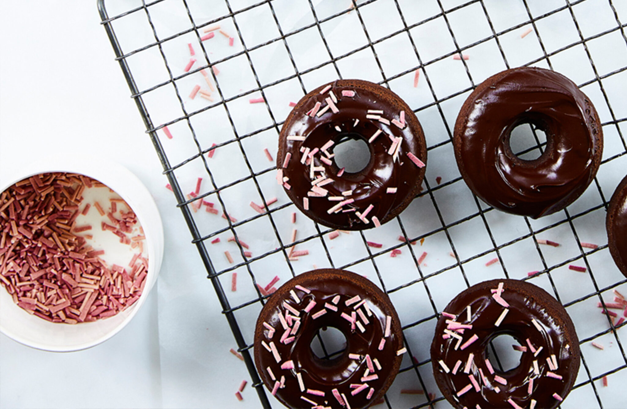Paleo Chocolate Sprinkle Doughnuts - Danielle Walker