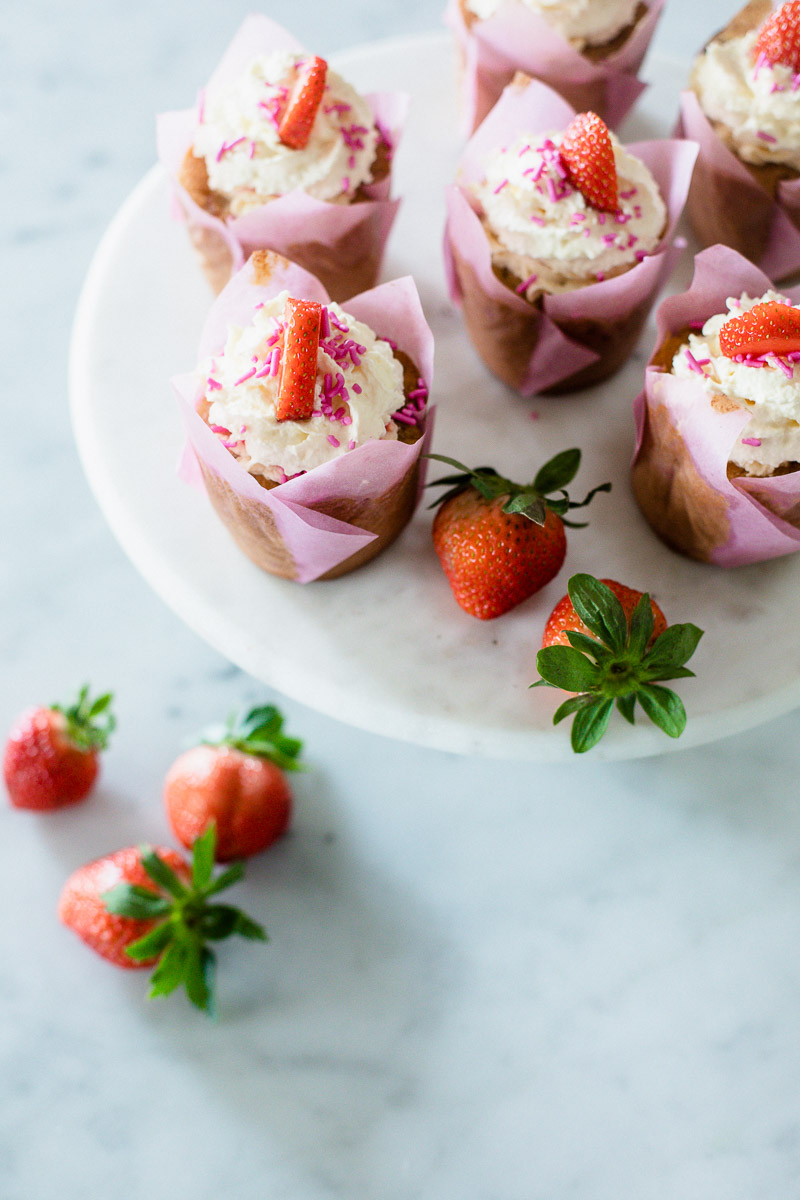 Gluten-Free Strawberry Cupcakes - Danielle Walker