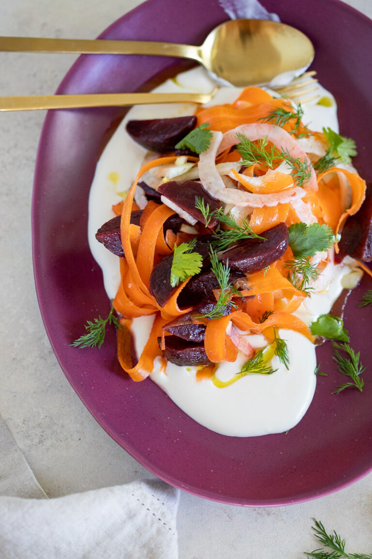 Whipped Feta with Roasted Beet Salad - Danielle Walker