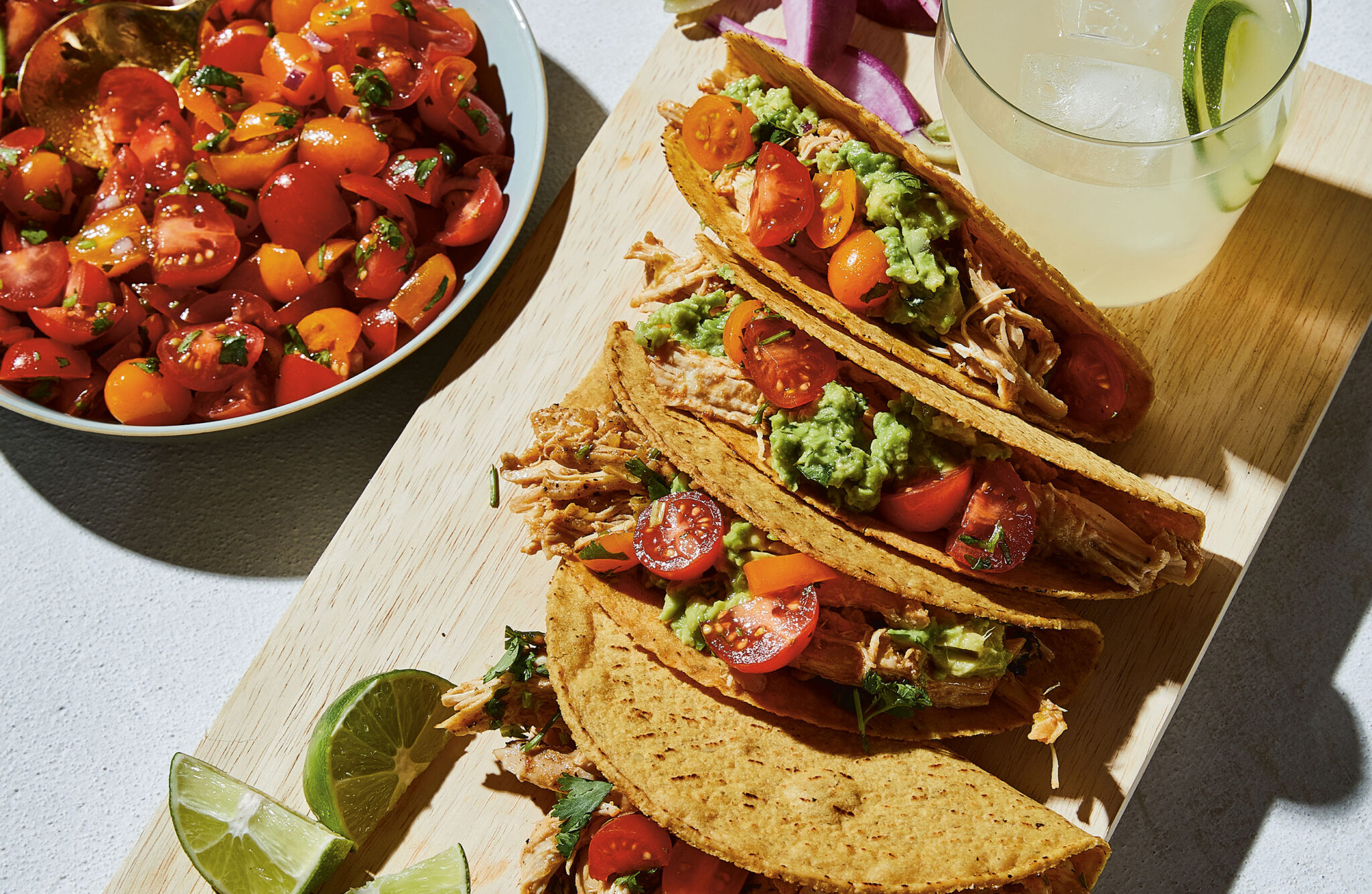 Paleo Salsa Chicken Tacos - Danielle Walker