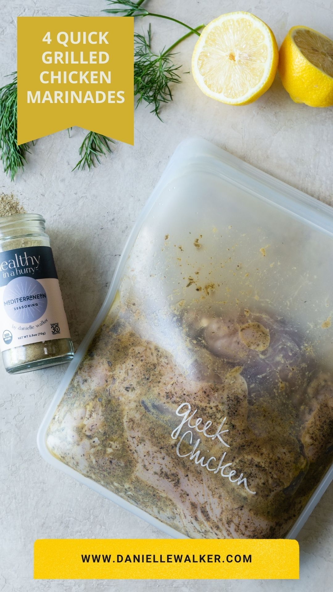 4 Quick Grilled Chicken Marinades - Danielle Walker