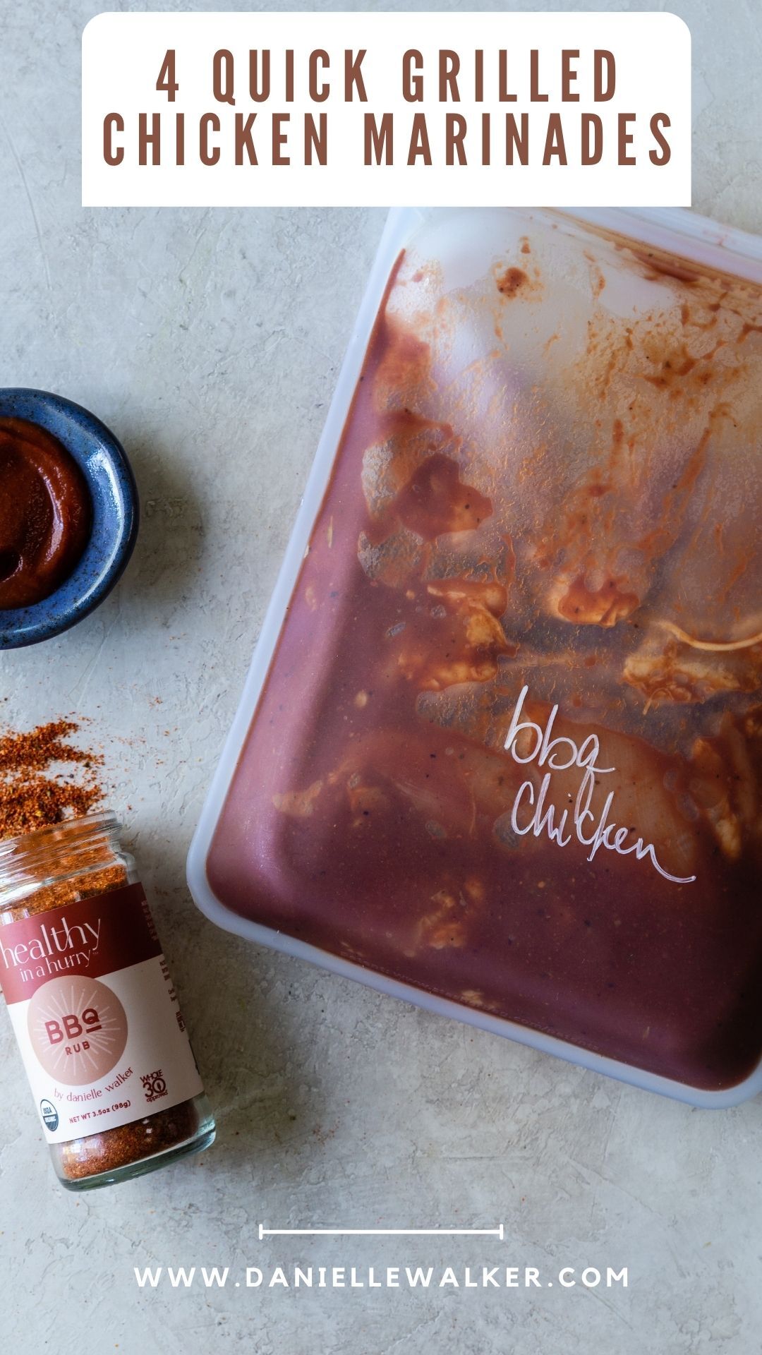 4 Quick Grilled Chicken Marinades - Danielle Walker