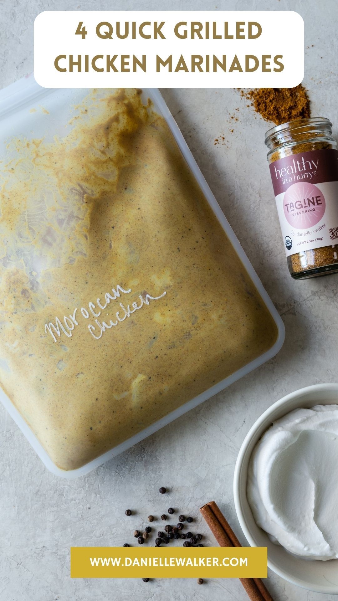 4 Quick Grilled Chicken Marinades - Danielle Walker