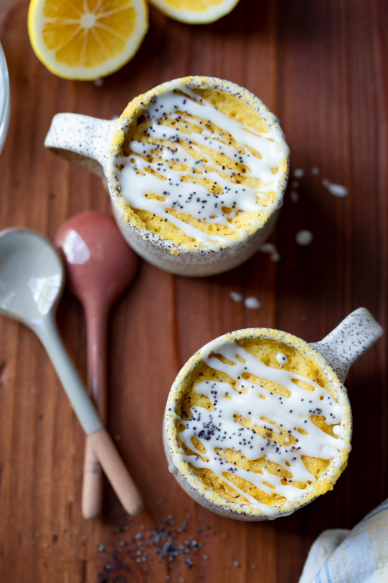 Gluten-Free Lemon Mug Cake - Danielle Walker