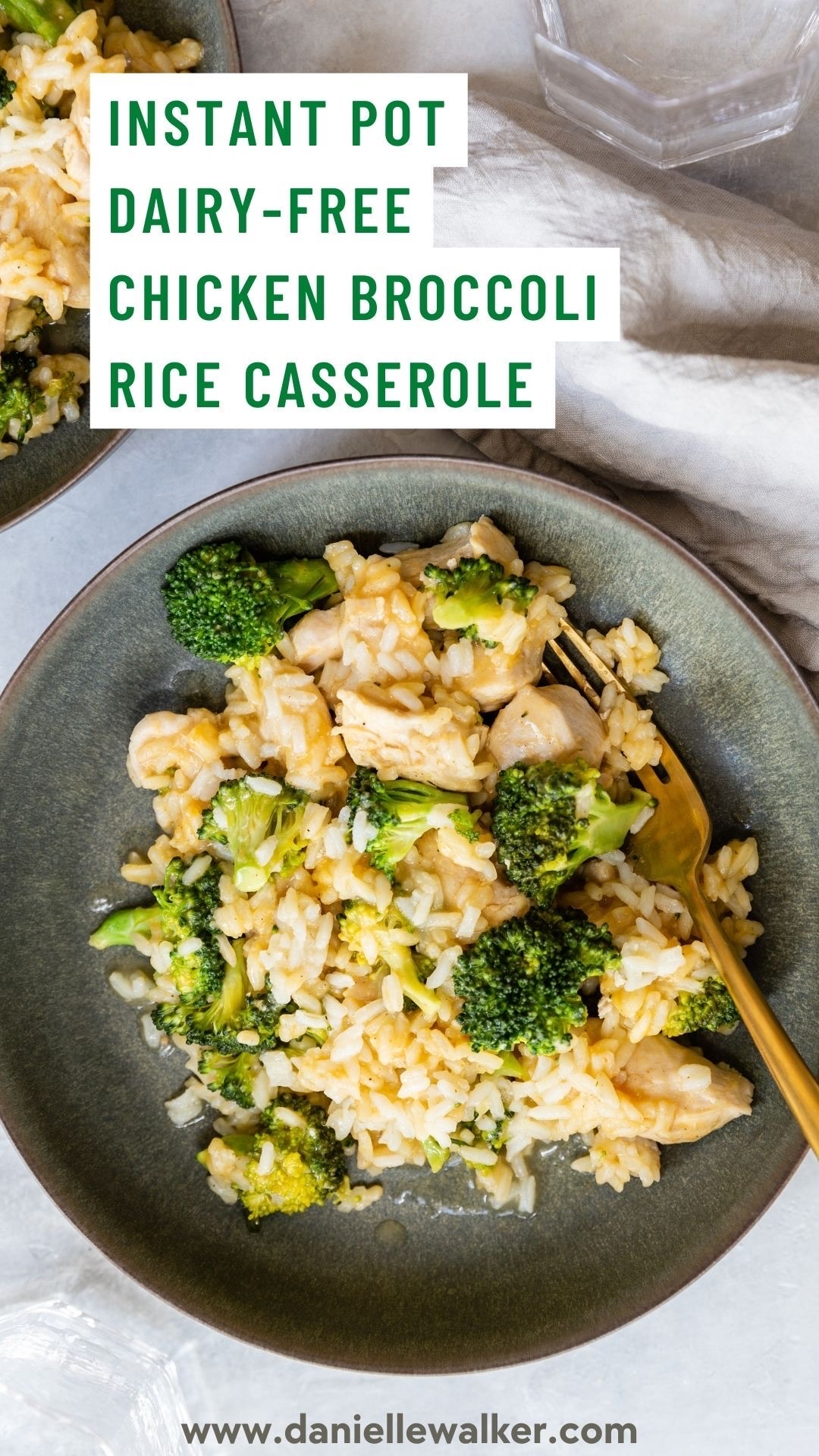 Instant Pot Dairy-Free Chicken Broccoli Rice Casserole - Danielle Walker