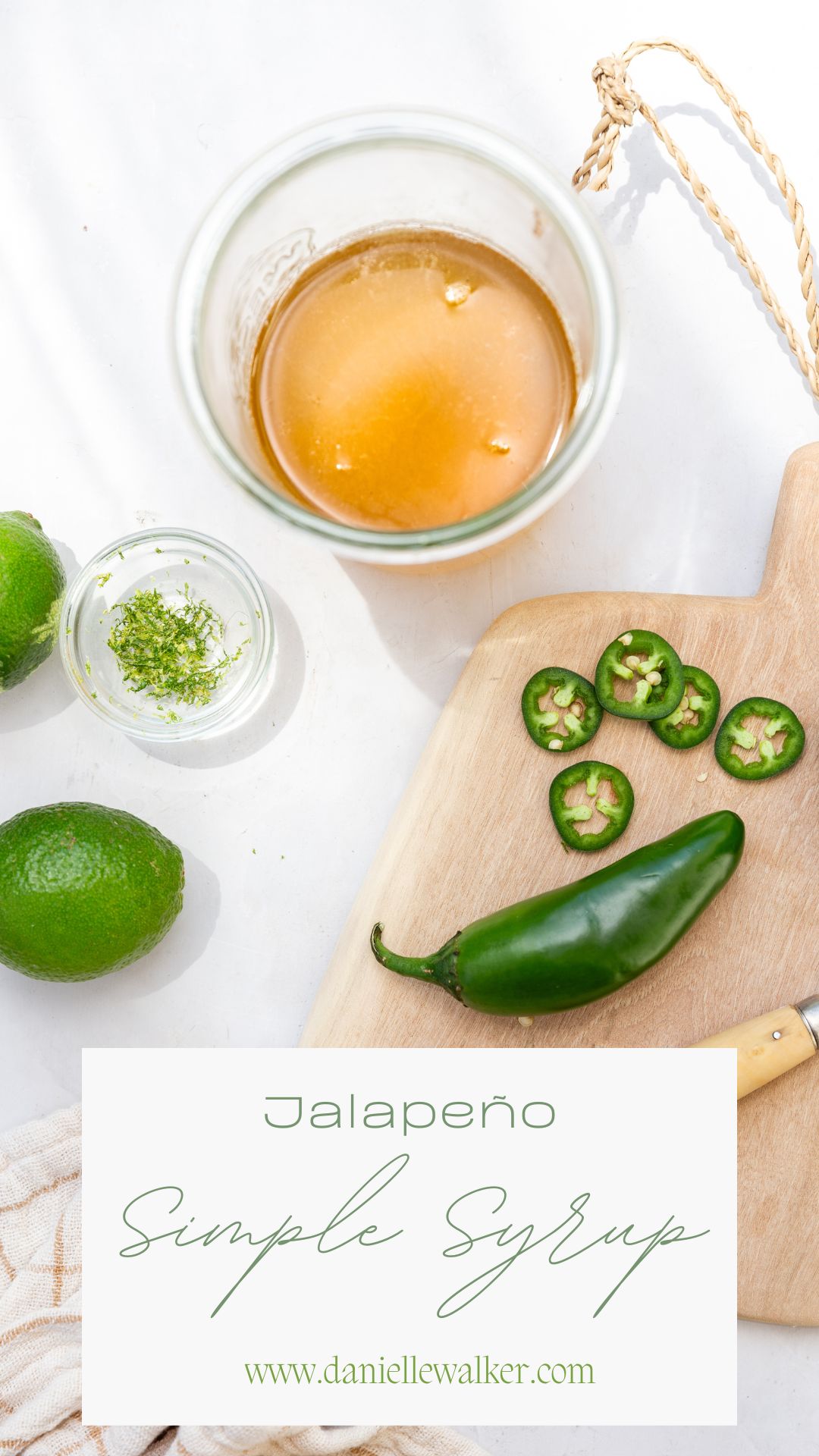 Jalapeño Simple Syrup - Danielle Walker