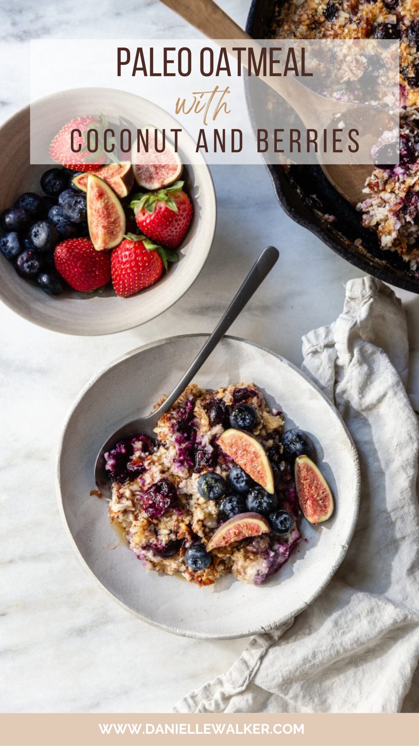 Paleo Oatmeal with Coconut and Berries - Danielle Walker