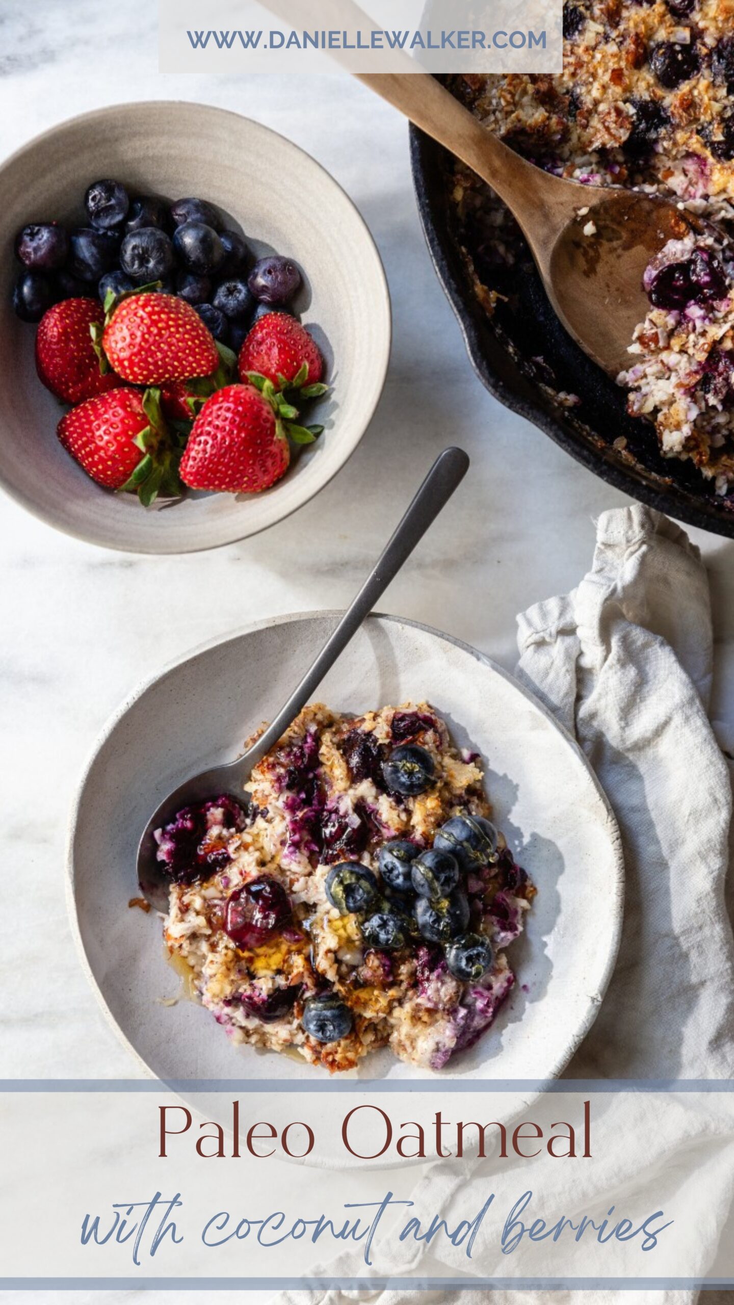 Paleo Oatmeal with Coconut and Berries - Danielle Walker